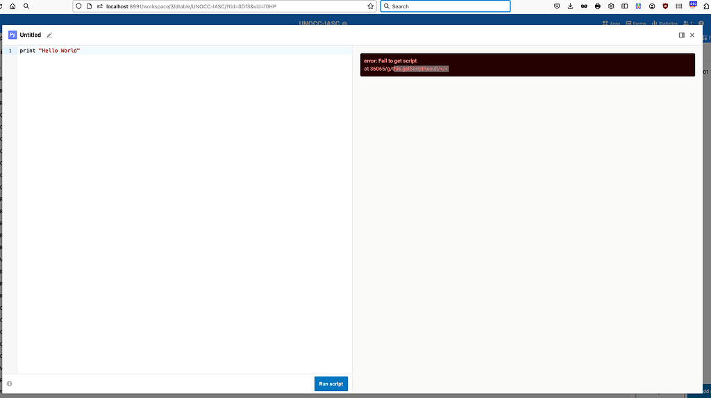 Problem With Python Scripts Andor Api On Self Hosted Troubleshooting Seatable Forum
